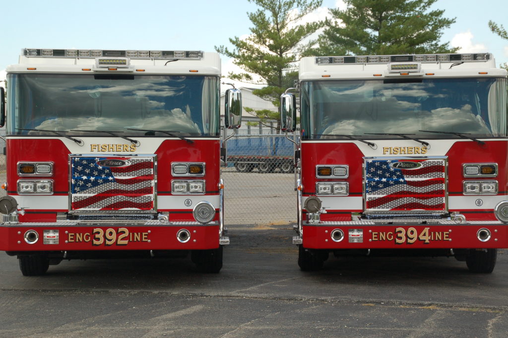 New Fire Engines Arrive In Fishers - LarryInFishers