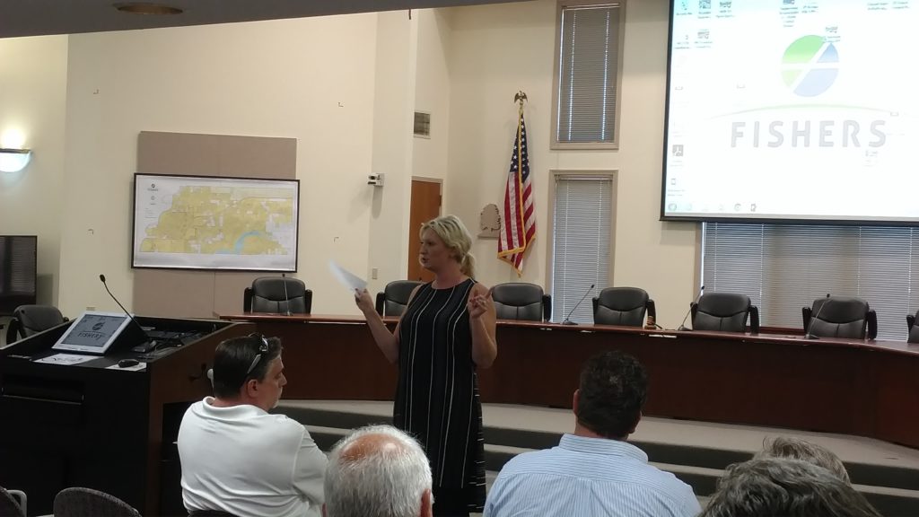 Eric Moeller Hosts Fishers Town Hall - LarryInFishers