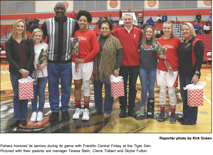 Lady Tigers Senior Night And A Win Over Franklin Central - LarryInFishers